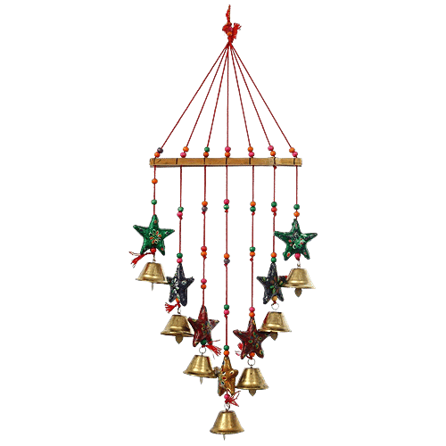 Buy eCraftIndia Handcrafted Decorative Colourful Stars Wall/Door/Window ...