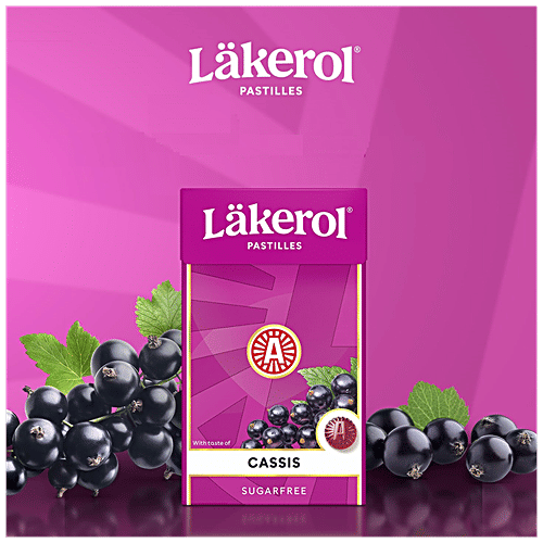 Buy Lakerol Pastilles - Cassis, Sugar Free Online at Best Price of Rs ...