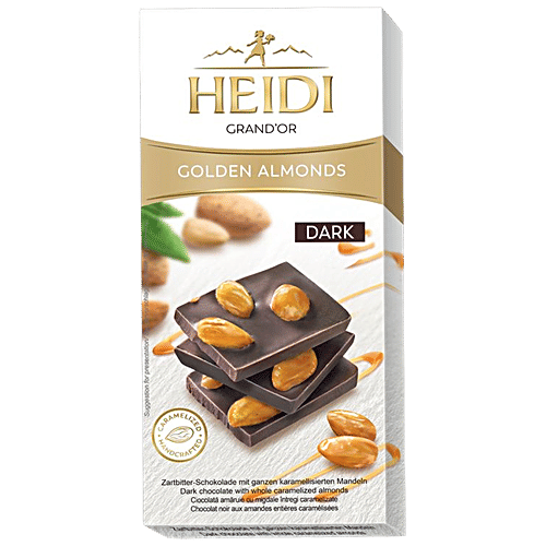 Buy Heidi Dark Chocolate Bar - Golden Almonds Online at Best Price of ...