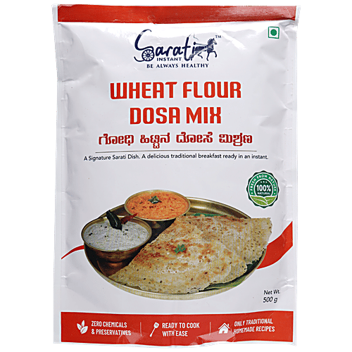 Buy Sarati Instant Wheat Flour Dosa Mix Online at Best Price of Rs 135 ...