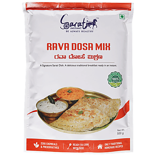 Buy Sarati Instant Rava Dosa Mix Online at Best Price of Rs 130 - bigbasket