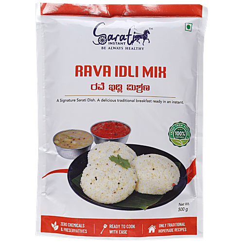 Buy Sarati Instant Rava Idli Mix Online at Best Price of Rs 130 - bigbasket