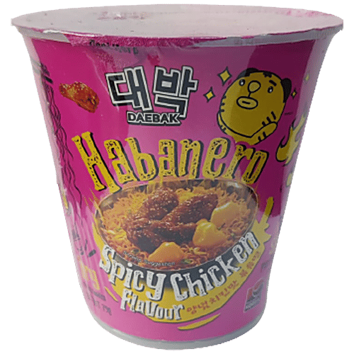 Buy Daebak Habanero Instant Noodles - With Spicy Chicken Flavour, Dry ...