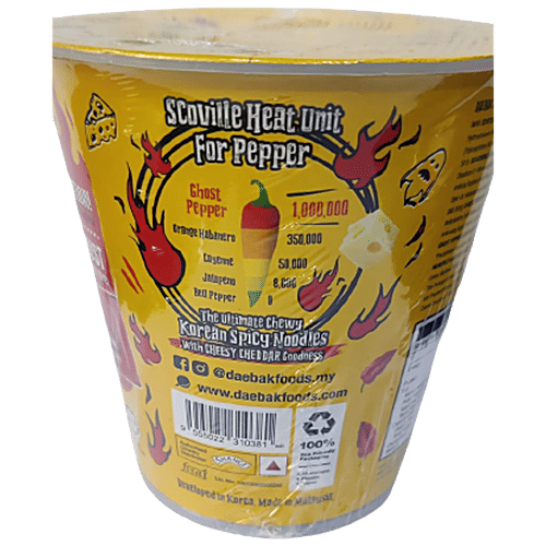 Buy Daebak Ghost Pepper Black Noodles - With Cheese & Spicy Chicken ...