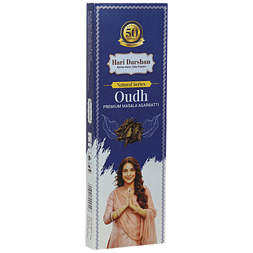 Buy Hari Darshan Premium Masala Incense Sticks/Agarbatti - Oudh, Natural Series Online at Best ...