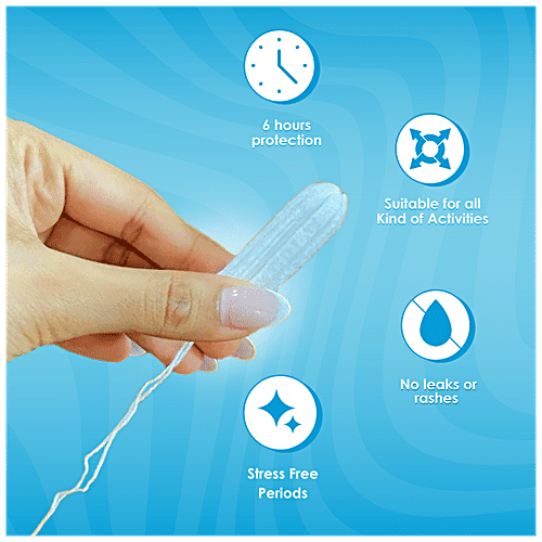 Buy Lemme Be Medium Flow Mini Tampons - 100% Cotton Certified ...