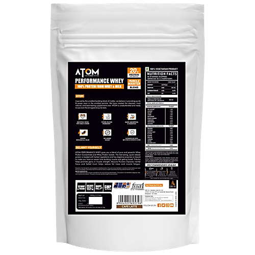 Buy As-It-Is Nutrition ATOM Performance Whey - For Faster Recovery, No Added Sugar, Cafe Latte ...