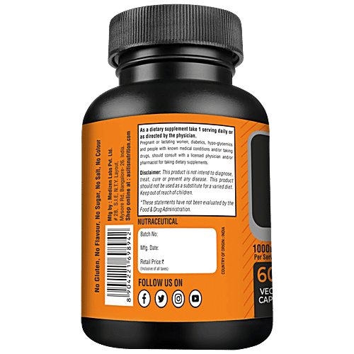 Buy AS-IT-IS Nutrition BCAA 1000 mg Capsules - Reduces Fatigue & Boosts ...