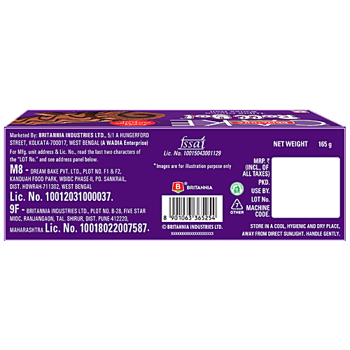 Buy Britannia Cake Roll Yo - Triple Choco Swiss Roll Family Pack ...