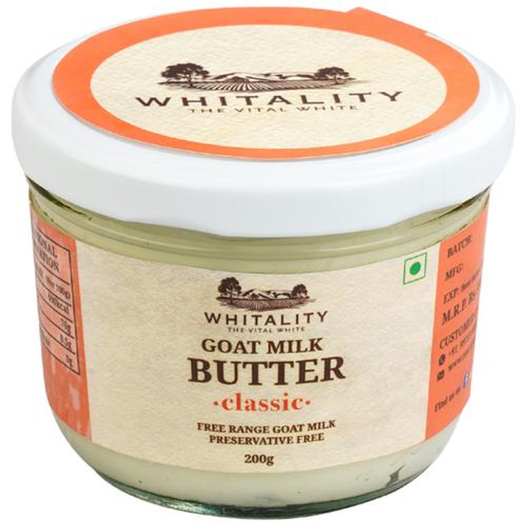 Buy Whitality Goat Milk Butter - Classic, Rich In Calcium Online at ...