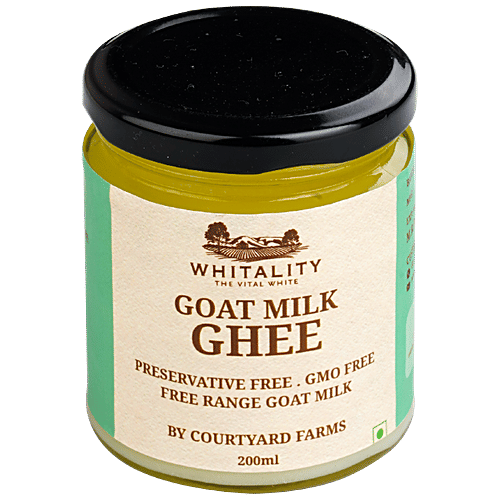 Buy Whitality Goat Milk Ghee - Rich In Taste, GMO Free Online at Best ...