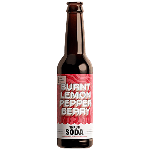 Buy Local Ferment Co Shrub Soda - Burnt Lemon Pepper Berry, Handcrafted ...
