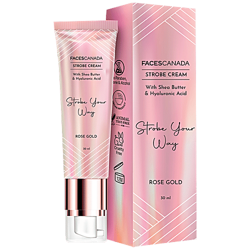 Buy FACES CANADA Strobe Cream - With Hyaluronic Acid & Shea Butter ...