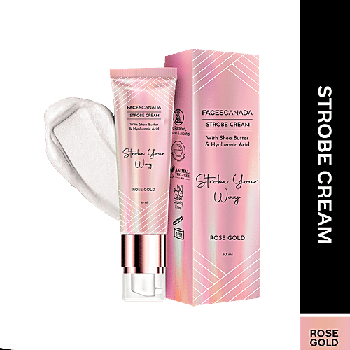 Buy FACES CANADA Strobe Cream - With Hyaluronic Acid & Shea Butter ...