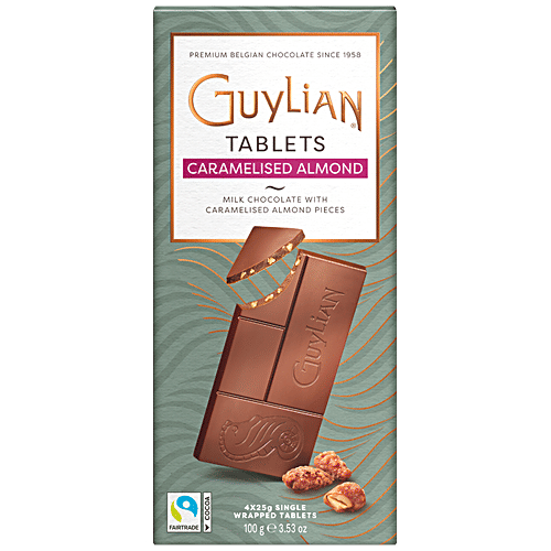 Buy Guylian Milk Chocolate - Caramelised Almond, Tablets Online at Best ...