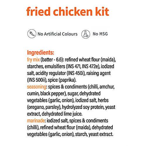 Buy Cookd Fried Chicken Kit Online at Best Price of Rs 224.25 - bigbasket