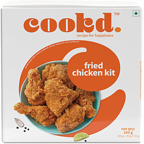 Buy Cookd Fried Chicken Kit Online at Best Price of Rs 224.25 - bigbasket