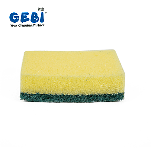 Buy Gebi Scrub - On Sponge Pad, Cream & Dark Green, High Quality Online ...