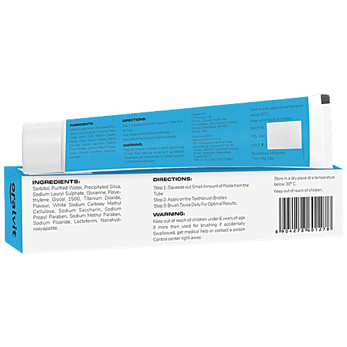Buy Oralvit Active Freshness Toothpaste With Nano-HAP & Lactoferrin ...