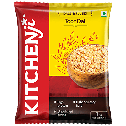 Buy Kitchenji Polished Toor Dal - Rich In Protein Online at Best Price ...