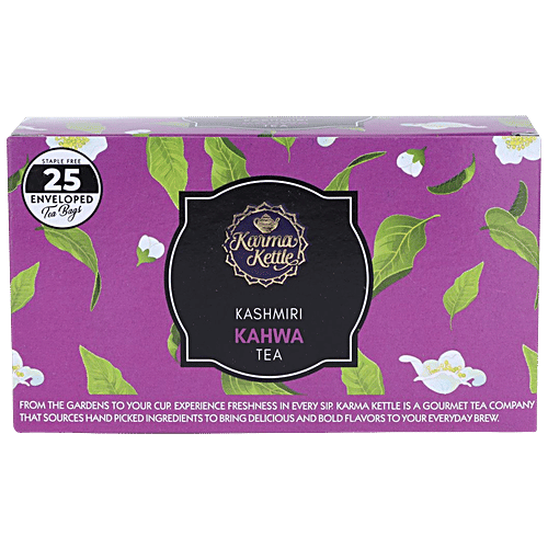 Buy Karma Kettle Kashmiri Kahwa Tea - Traditional Himalayan Valley ...