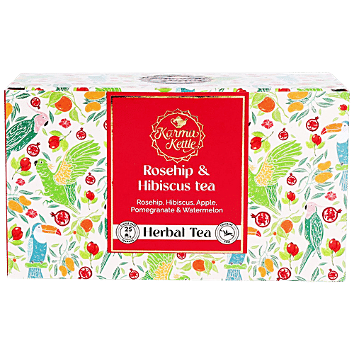 Buy Karma Kettle Rosehip & Hibiscus Red Tea - Herbal Online at Best ...