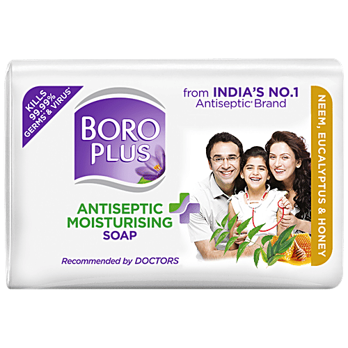 Buy Boroplus Moisturising Bathing Soap With Neem, Eucalyptus & Honey ...