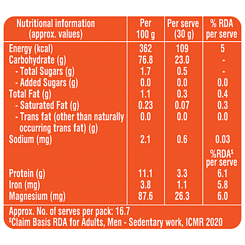 Buy Aashirvaad Bansi Rava - Made From Durum Wheat Online at Best Price ...