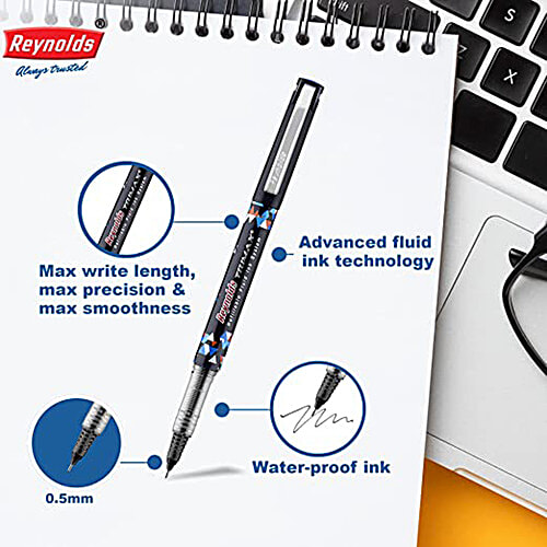 Buy Reynolds Trimax Blister Pen - Blue, Smooth To Write Online at Best ...