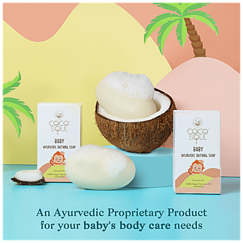 Buy Coco Soul Baby Ayurvedic Bathing Soap - Nourishing Online at Best ...
