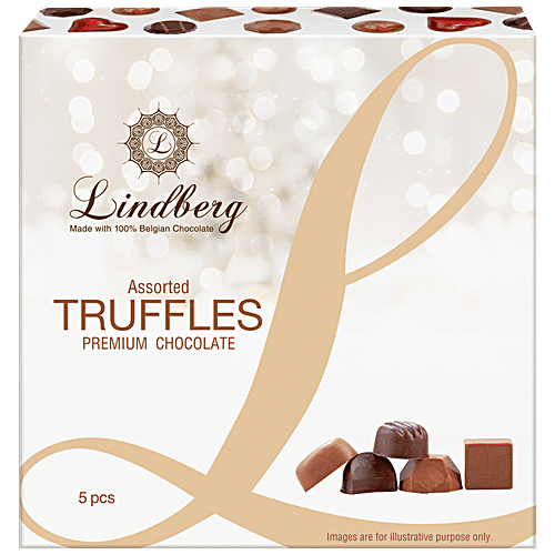 Buy Lindberg Valentines Belgian Heart Chocolate Truffles - Assorted ...
