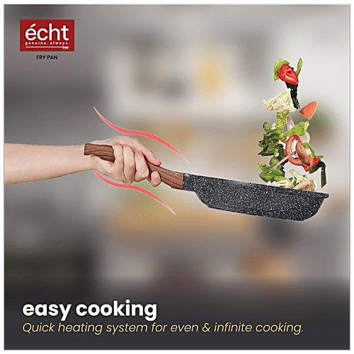 Buy Echt Non-Stick Frying Pan - Die Cast Aluminum, Grey, 24 Cm, To ...