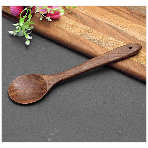 Buy OGGN Serving Spoon - Premium, Wooden, Durable, Large Online at Best ...