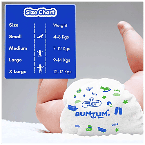 Buy Bumtum Baby Diaper Pants - With Leakage Protection, Ultra Soft ...