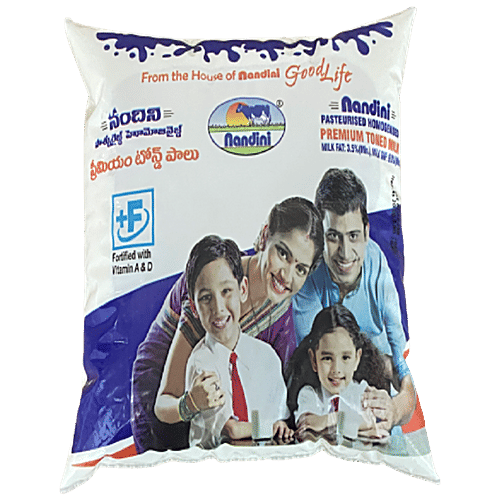 Buy Nandini Premium Toned Milk - Fortified With Vitamin A & D Online at ...