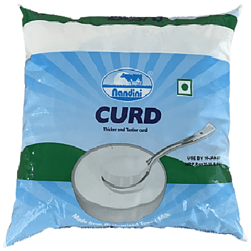 Buy Nandini Curd - Made From Pasteurised Toned Milk Online at Best ...