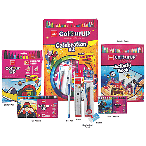 Buy Cello Colour Up Celebration Kit - Ideal Gift For Kids, 3 Years ...