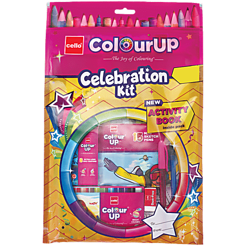 Buy BIC Cello Colour Up Celebration Kit Online at Best Price of Rs 145 ...
