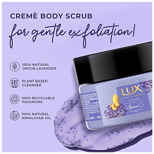 Buy Lux Gel Body Scrub - Lavender & Vitamin C, For Soft & Smooth Skin Online at Best Price of Rs ...