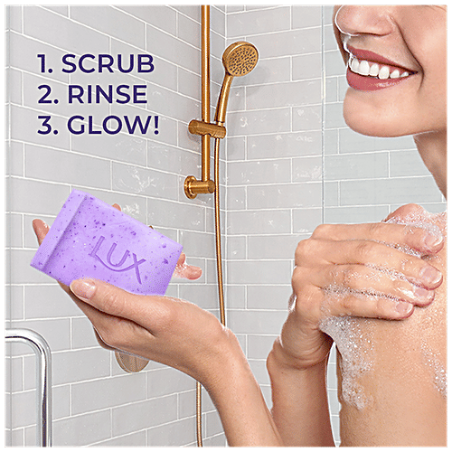 Buy Lux Exfoliating Soap Bar - Lavender & Vitamin C, For Soft & Smooth Skin Online at Best Price ...