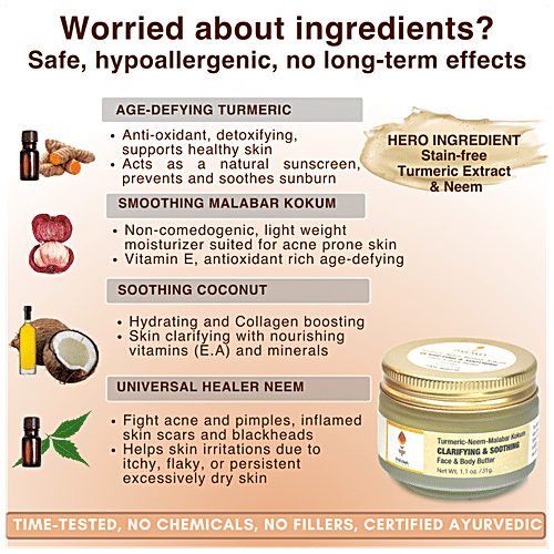 Buy PARAMA NATURALS Clarifying Face & Soothing Body Butter - With Neem ...