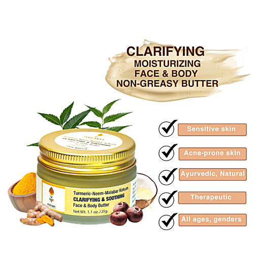 Buy PARAMA NATURALS Clarifying Face & Soothing Body Butter - With Neem ...