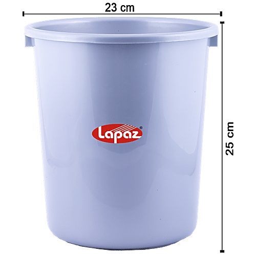 Buy Lapaz Waste Paper Dustbin - Plastic, Lightweight, Durable, Grey ...