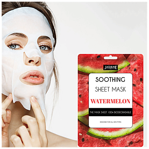 Buy Jaquline USA Soothing Watermelon Sheet Mask - For All Skin Types ...