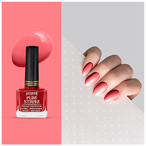 Buy Jaquline USA Pure Stroke Nail Enamel - Breathable, Non-Toxic Online ...