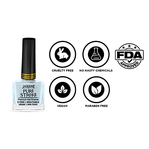 Buy Jaquline USA Pure Stroke Nail Enamel - Breathable, Non-Toxic Online ...