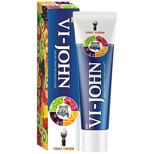 Buy VI-JOHN Fruit Fusion Shaving Cream - With Bacti-Guard, Refreshes ...