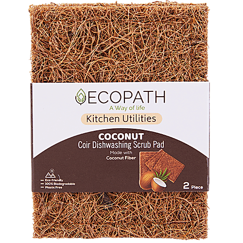 Buy Ecopath Coconut Coir Dishwashing Scrub Pad - Highly Durable Online ...