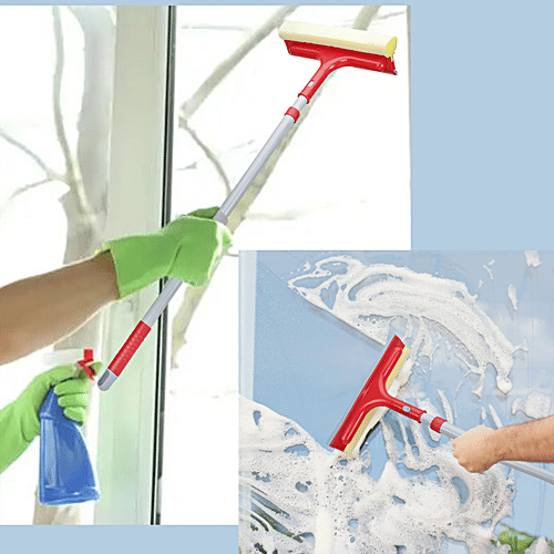 Buy Liao Window Cleaner With Telescopic Metal Handle - Durable Online ...