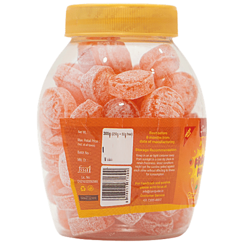 Buy CandyVille Froot Fab Flavoured Candy - Orange, Refreshing Taste ...